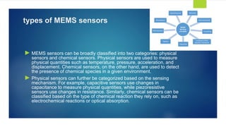 Micro electro mechanical systems (MEMS)....pptx