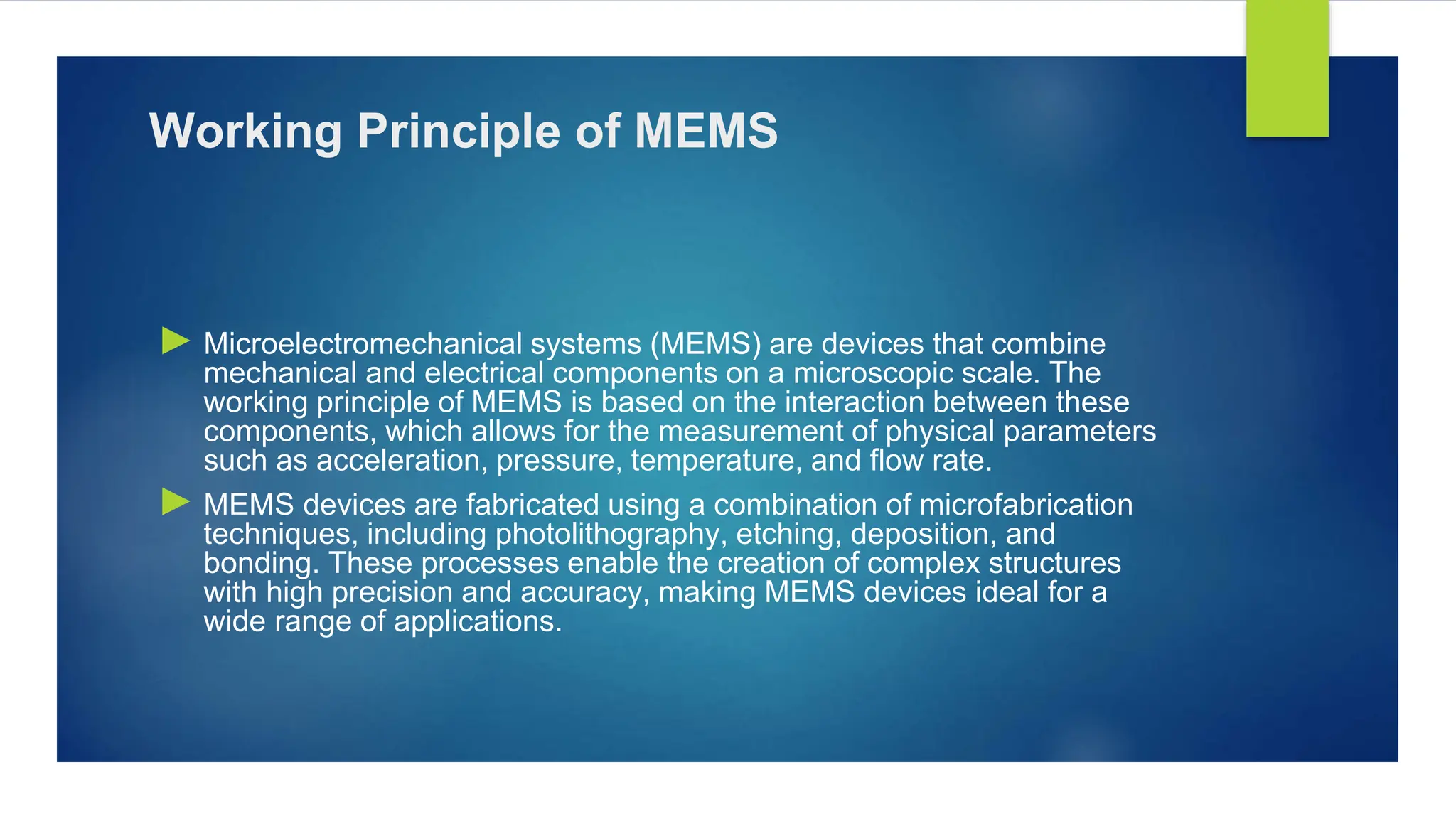 Micro electro mechanical systems (MEMS) (1).pptx