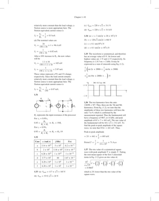 Answers to Problems for Microelectronic Circuits, 8th Edition - Adel Sedra & Kenneth Carless ...
