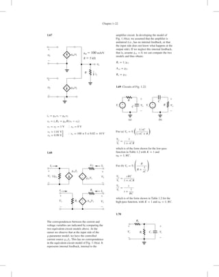 Answers to Problems for Microelectronic Circuits, 8th Edition - Adel Sedra & Kenneth Carless ...