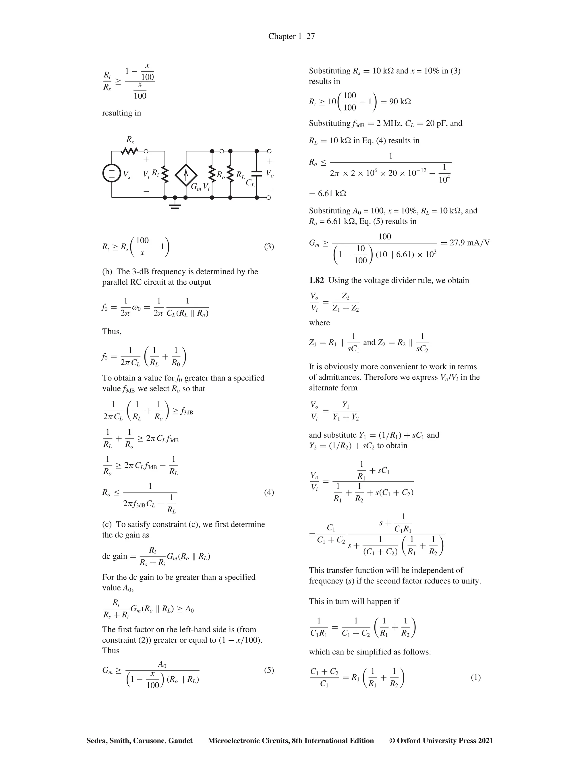 Solutions for Problems in Microelectronic Circuits, 8th International ...
