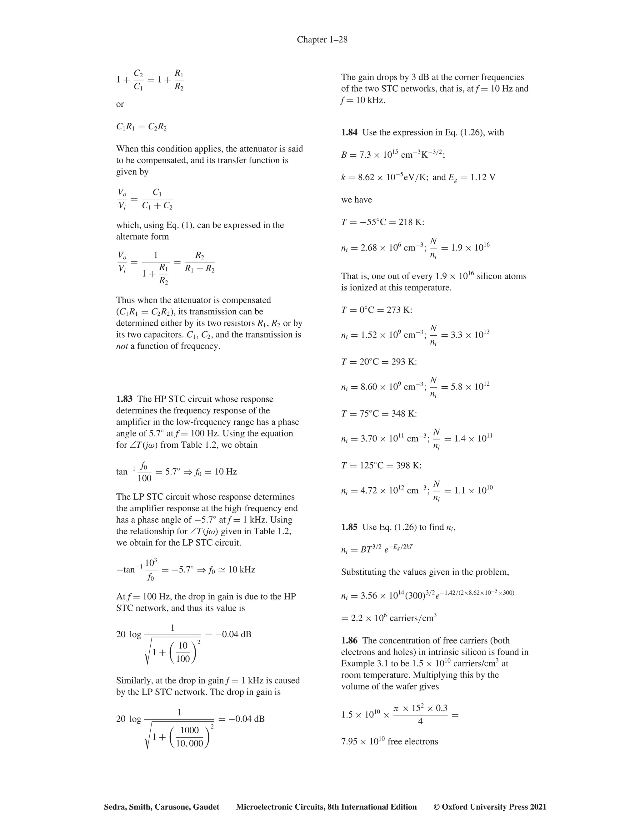 Solutions for Problems in Microelectronic Circuits, 8th International ...