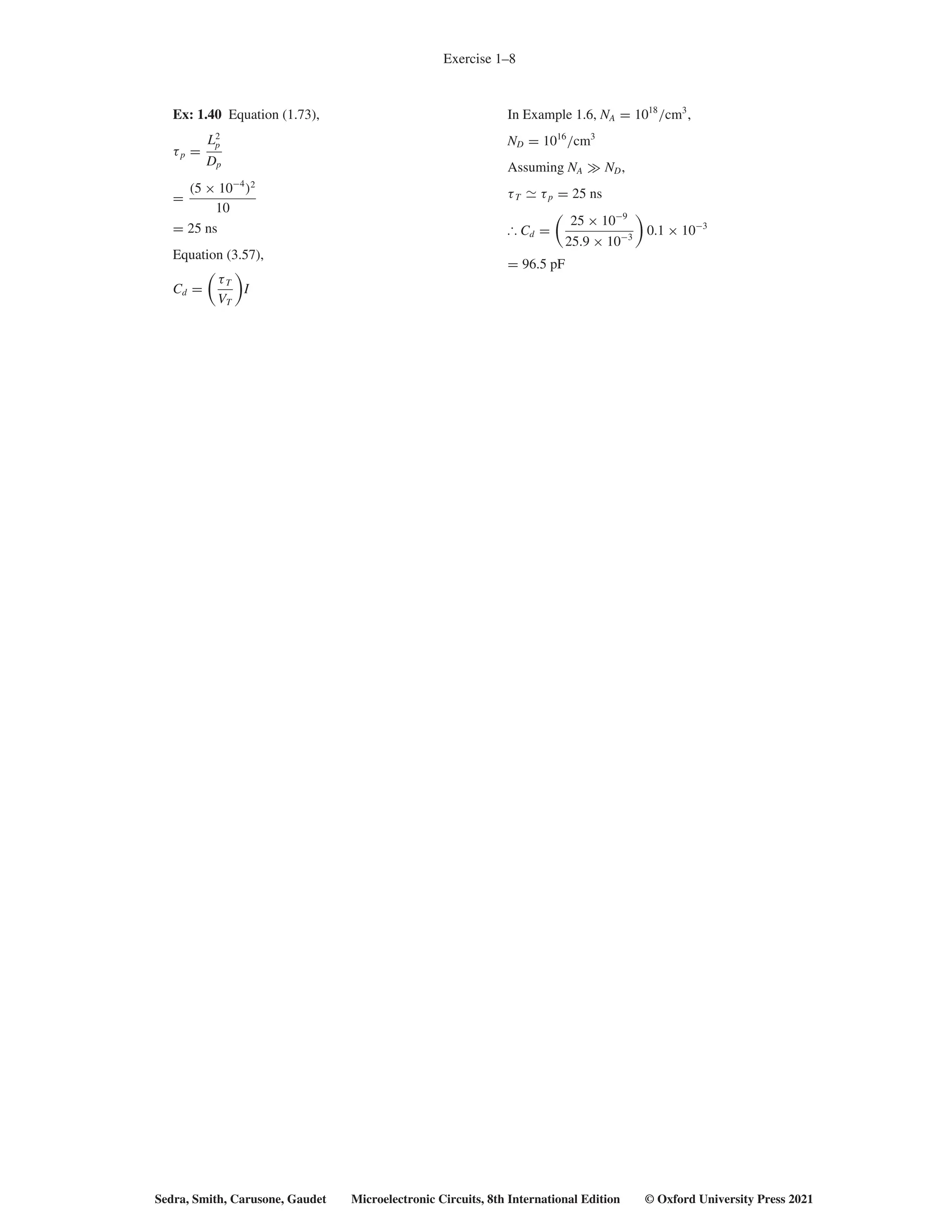 Solutions for Problems in Microelectronic Circuits, 8th International ...