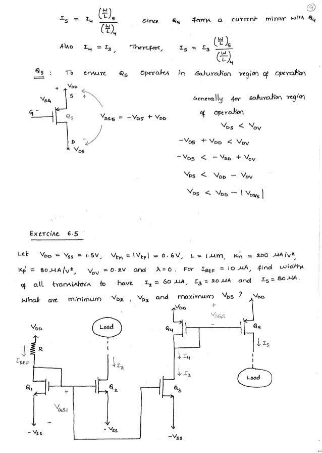 Microelectronic Circuits Notes 10ec63 By Dr M C Hanumantharaju O