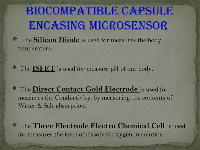Micro electronic pill | PPT