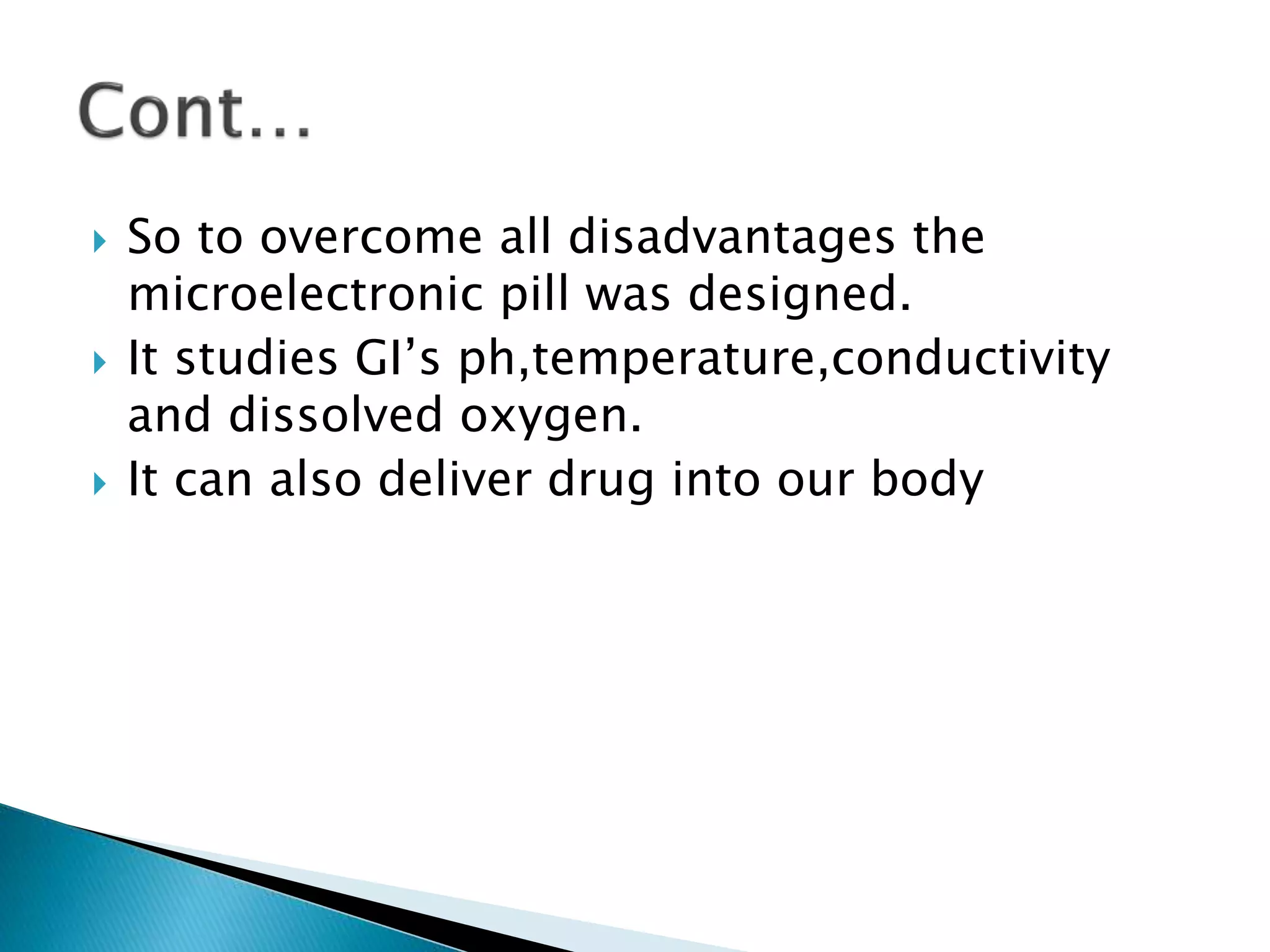 Microelectronic pill | PPT