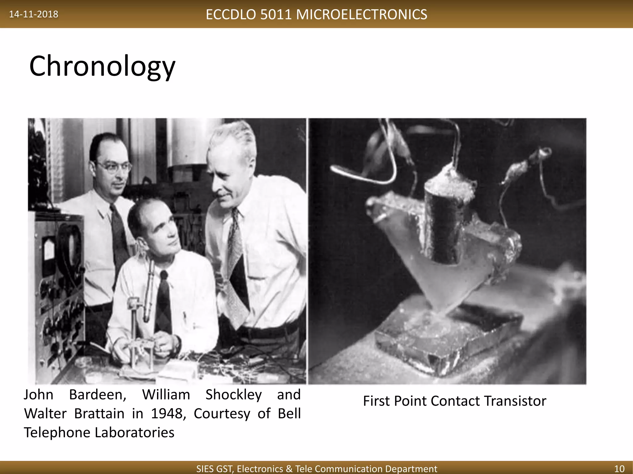 Microelectronics Basics | PPTX