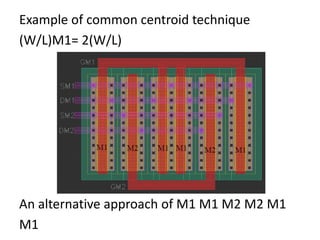 Matching concept in Microelectronics | PDF