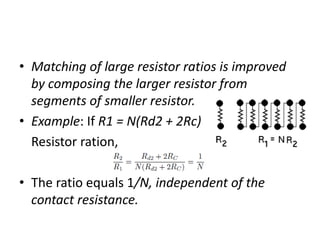 Matching concept in Microelectronics | PDF