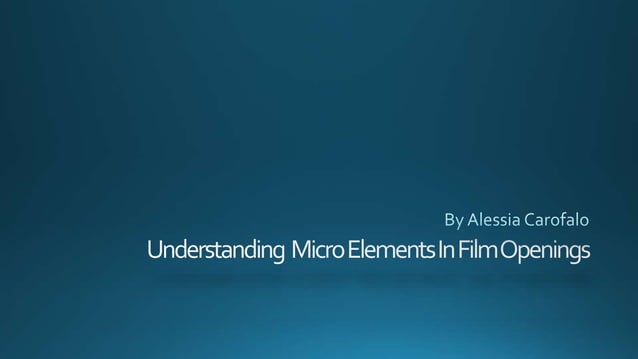 Micro elements powerpoint | PPTX