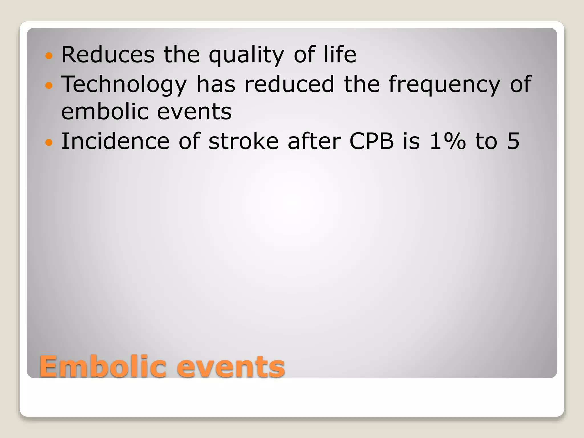 Microemboli gaseous and particulate | PPTX