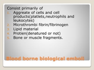 Microemboli gaseous and particulate | PPTX