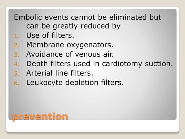 Microemboli gaseous and particulate | PPTX | Heart and Cardiovascular ...