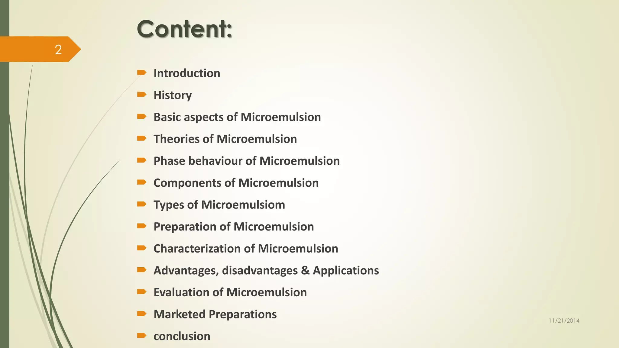 Microemulsion | PPTX