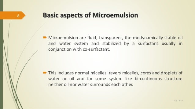 Microemulsion
