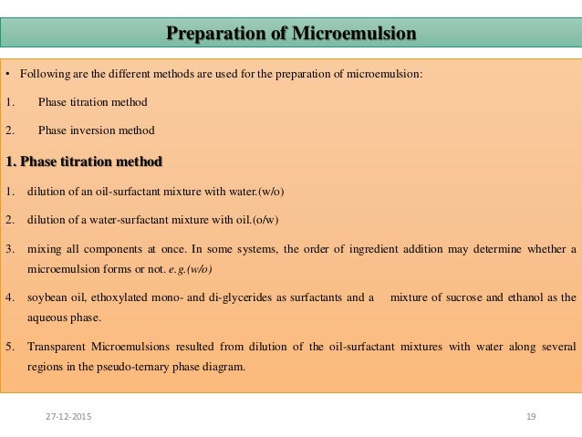 Microemulsion
