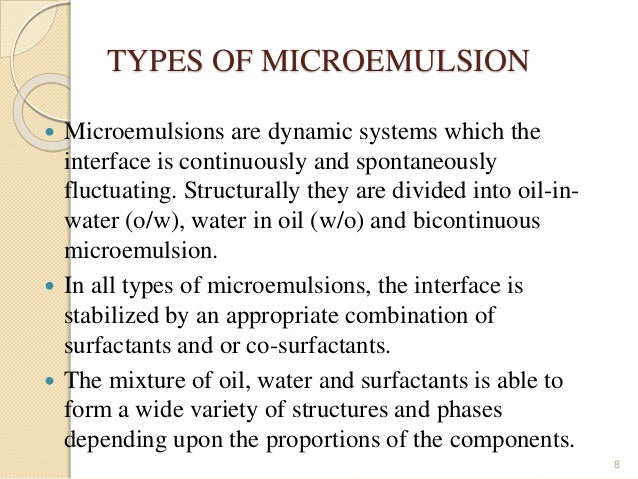 Microemulsion