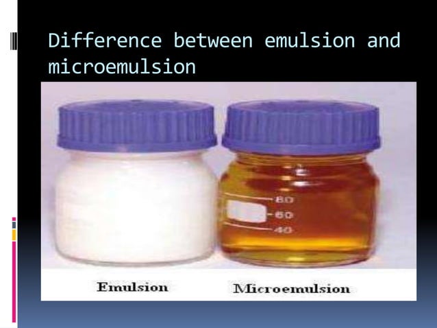 Microemulsion | PPT
