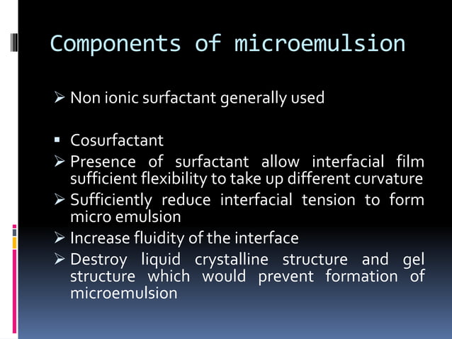 Microemulsion | PPT