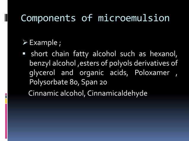 Microemulsion | PPT