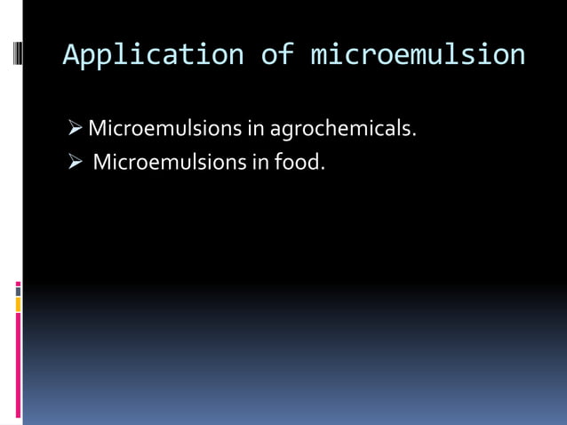 Microemulsion | PPT