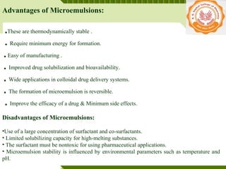 Microemulsion by sudarshan aher | PPT