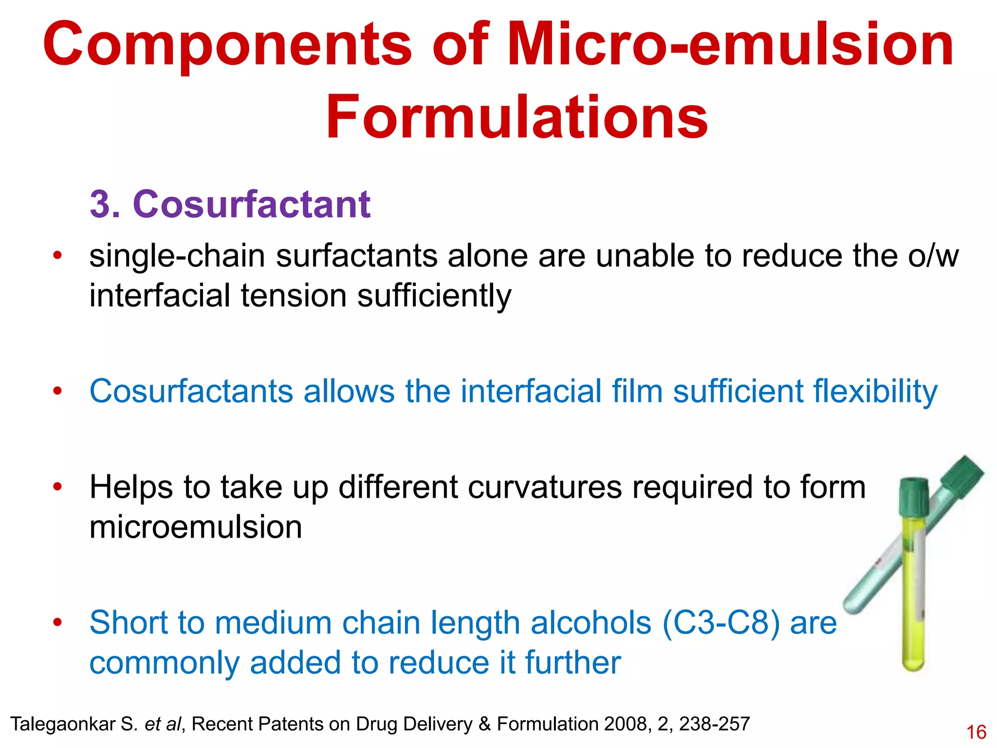 Microemulsion vs. nanoemulsion | PPTX