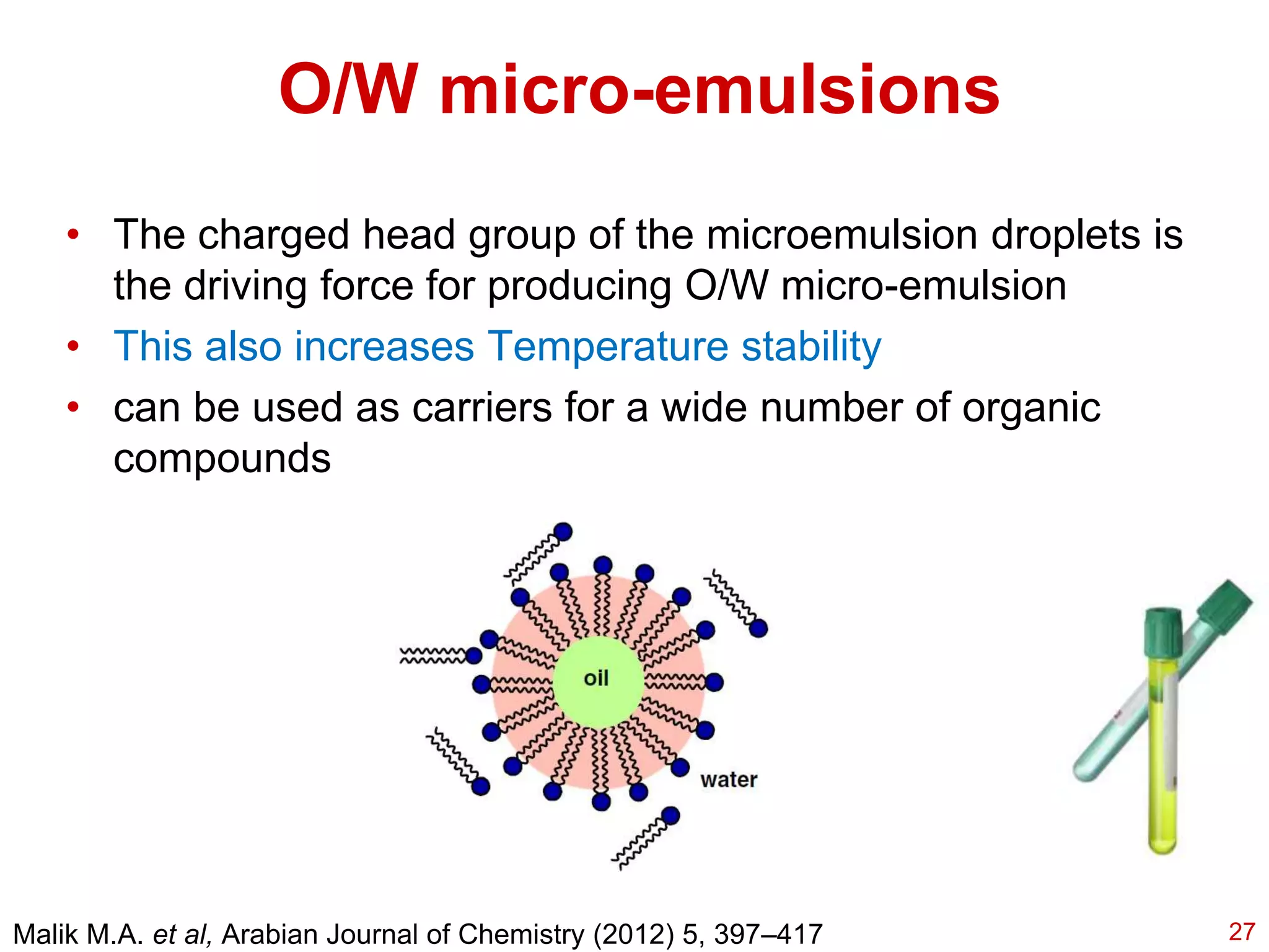 Microemulsion vs. nanoemulsion | PPTX