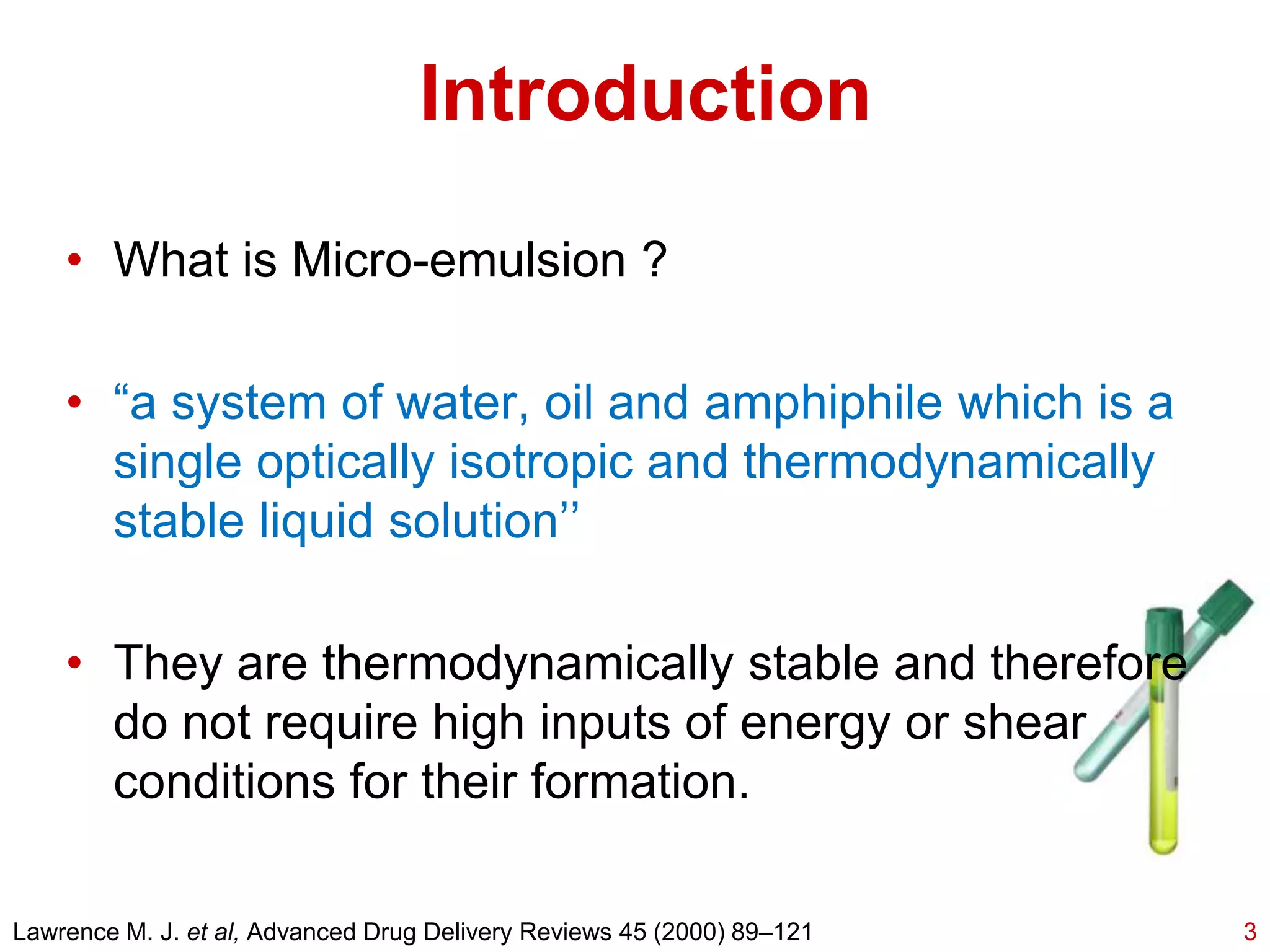 Microemulsion vs. nanoemulsion | PPTX