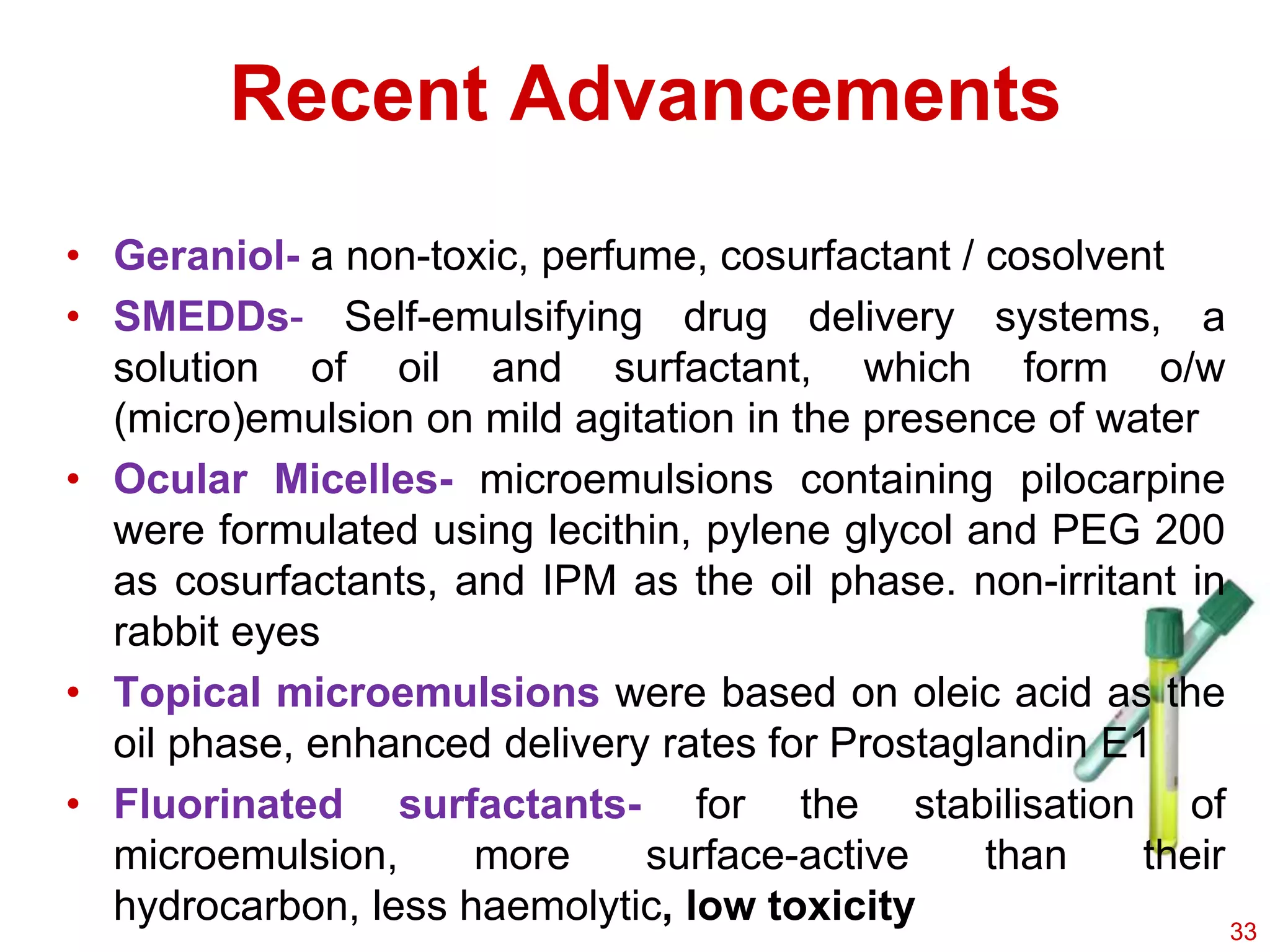 Microemulsion vs. nanoemulsion | PPTX