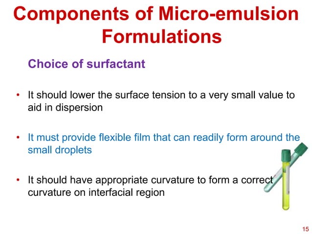 Microemulsion vs. nanoemulsion | PPTX | Chemistry | Science
