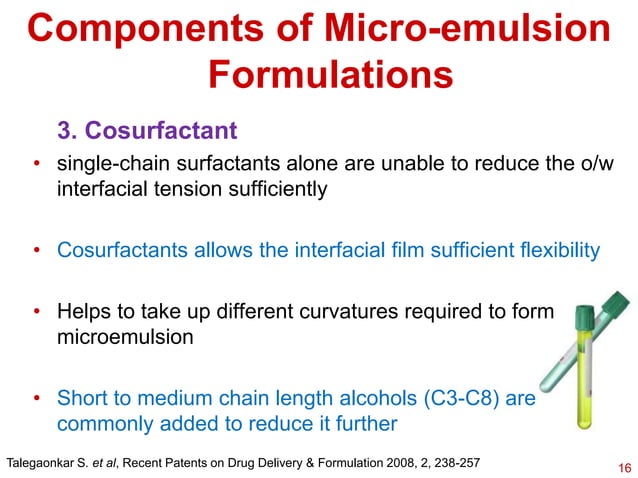 Microemulsion vs. nanoemulsion | PPTX | Chemistry | Science
