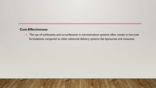 Microemulsions- preparation techniques and advantages.pptx
