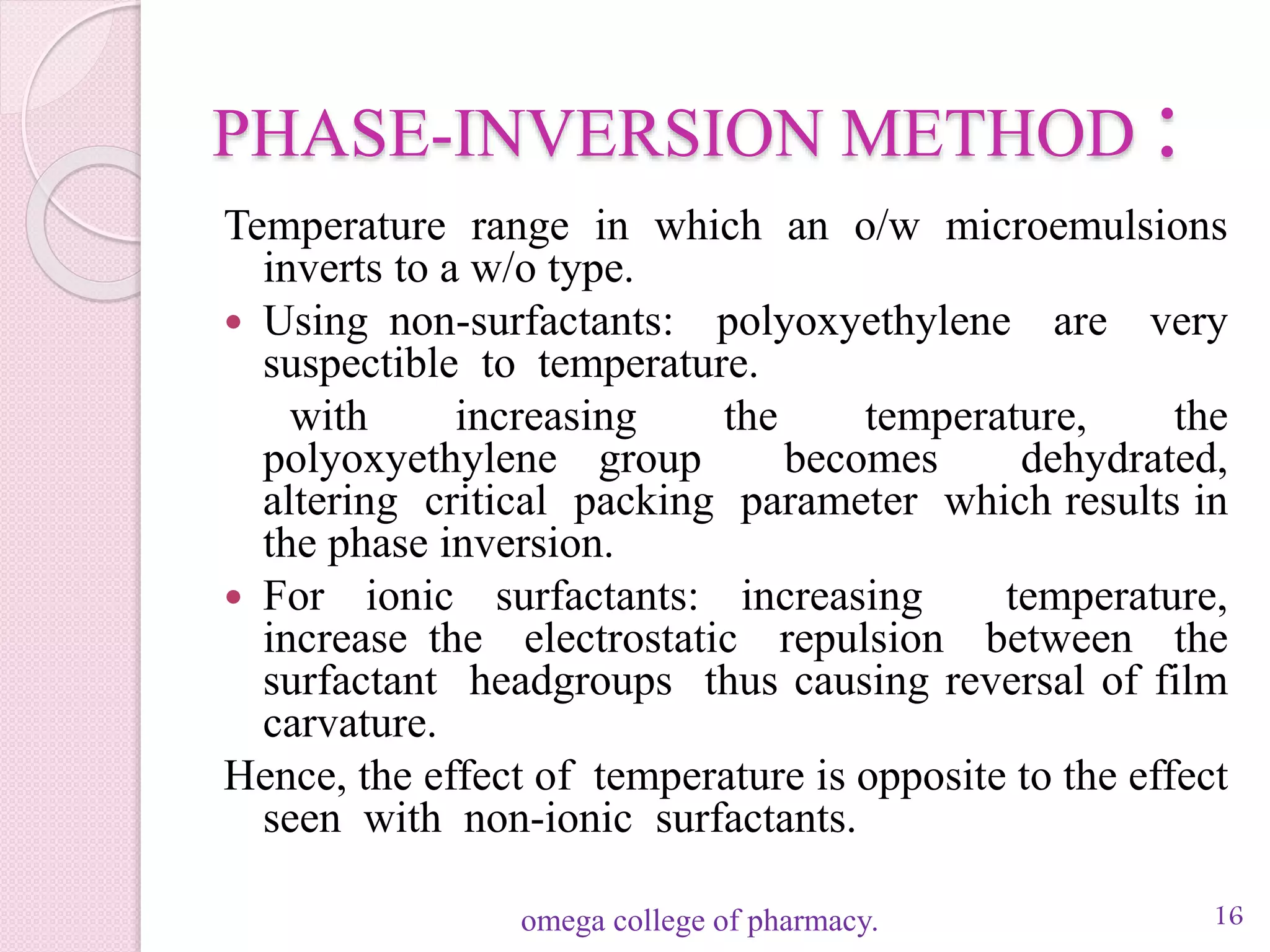 Microemulsions ppt | PPTX