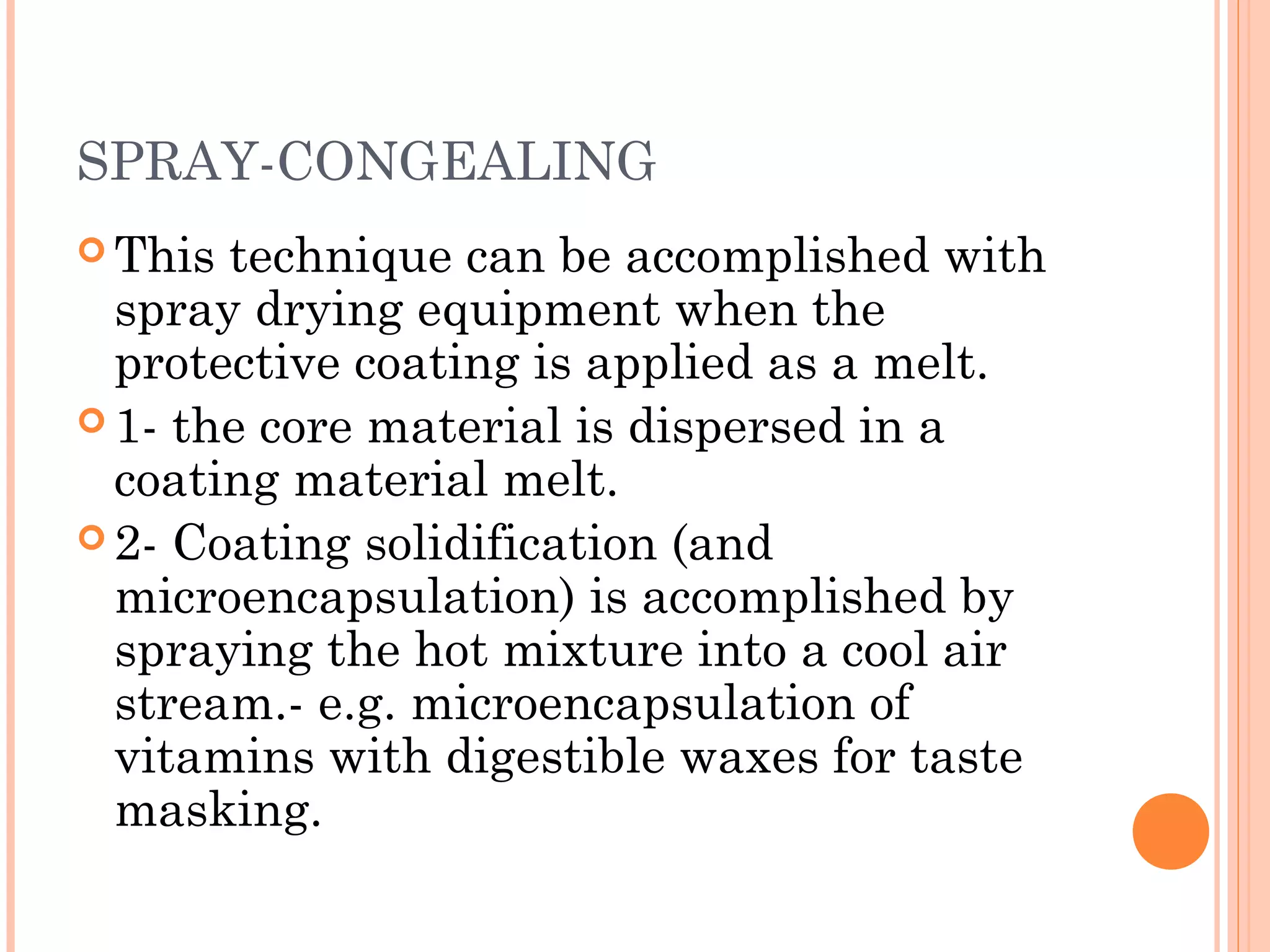 Microencapsulation 1 | PPT