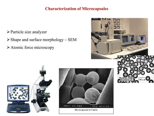 Microencapsulation | PPTX | Chemistry | Science