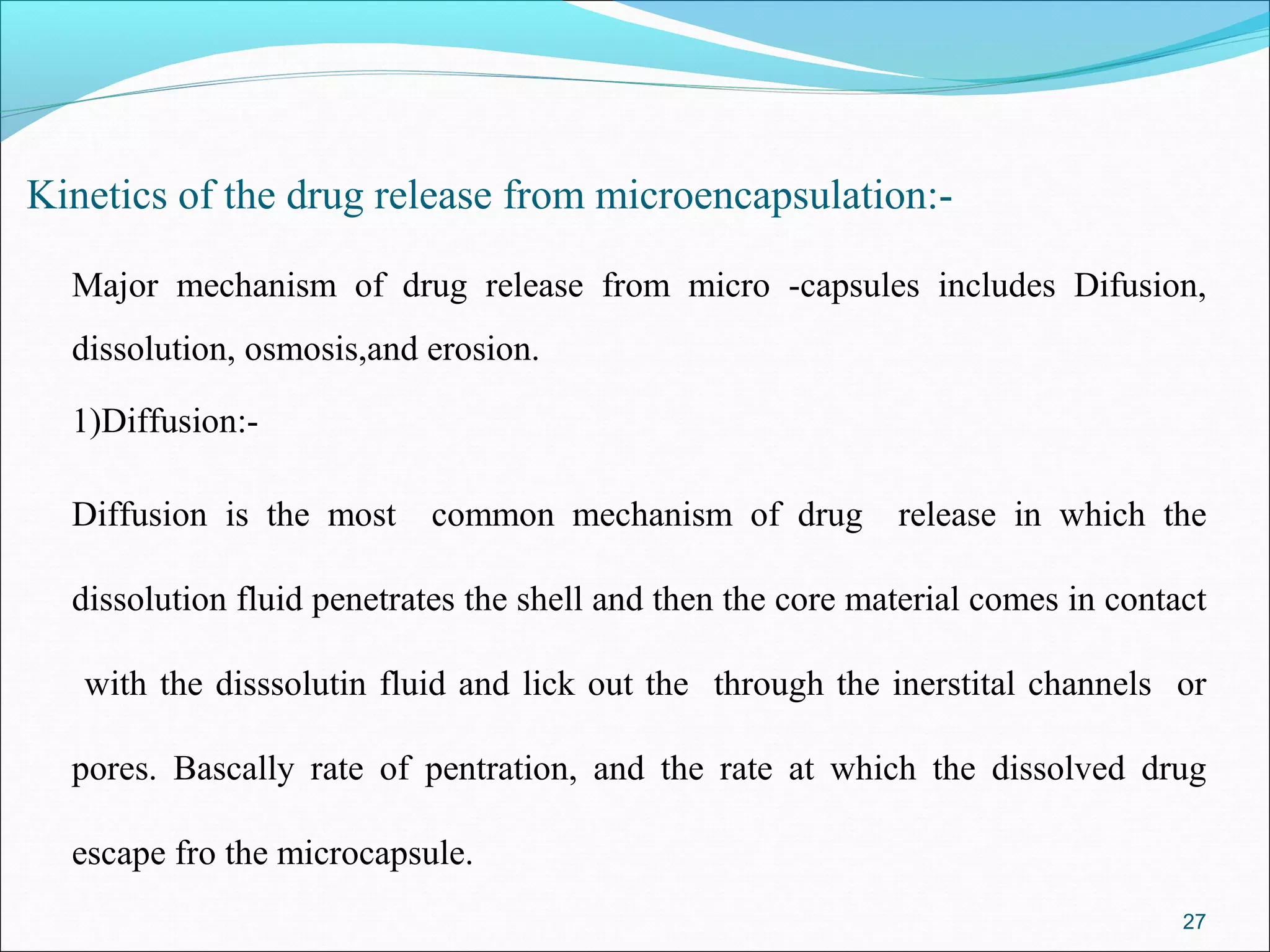 Microencapsulation | PPT | Chemistry | Science