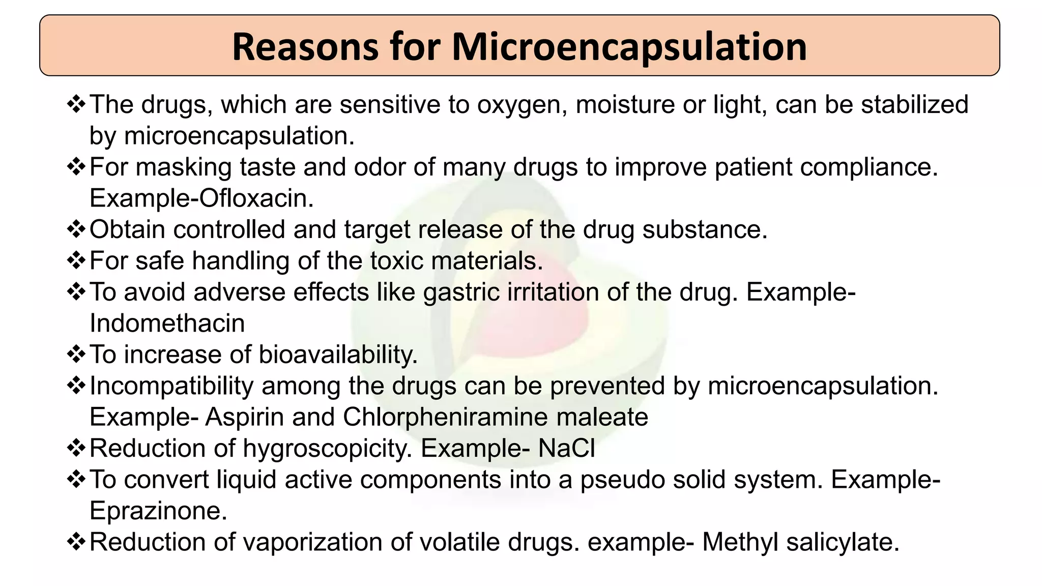 Microencapsulation | PPTX