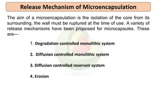 Microencapsulation | PPTX