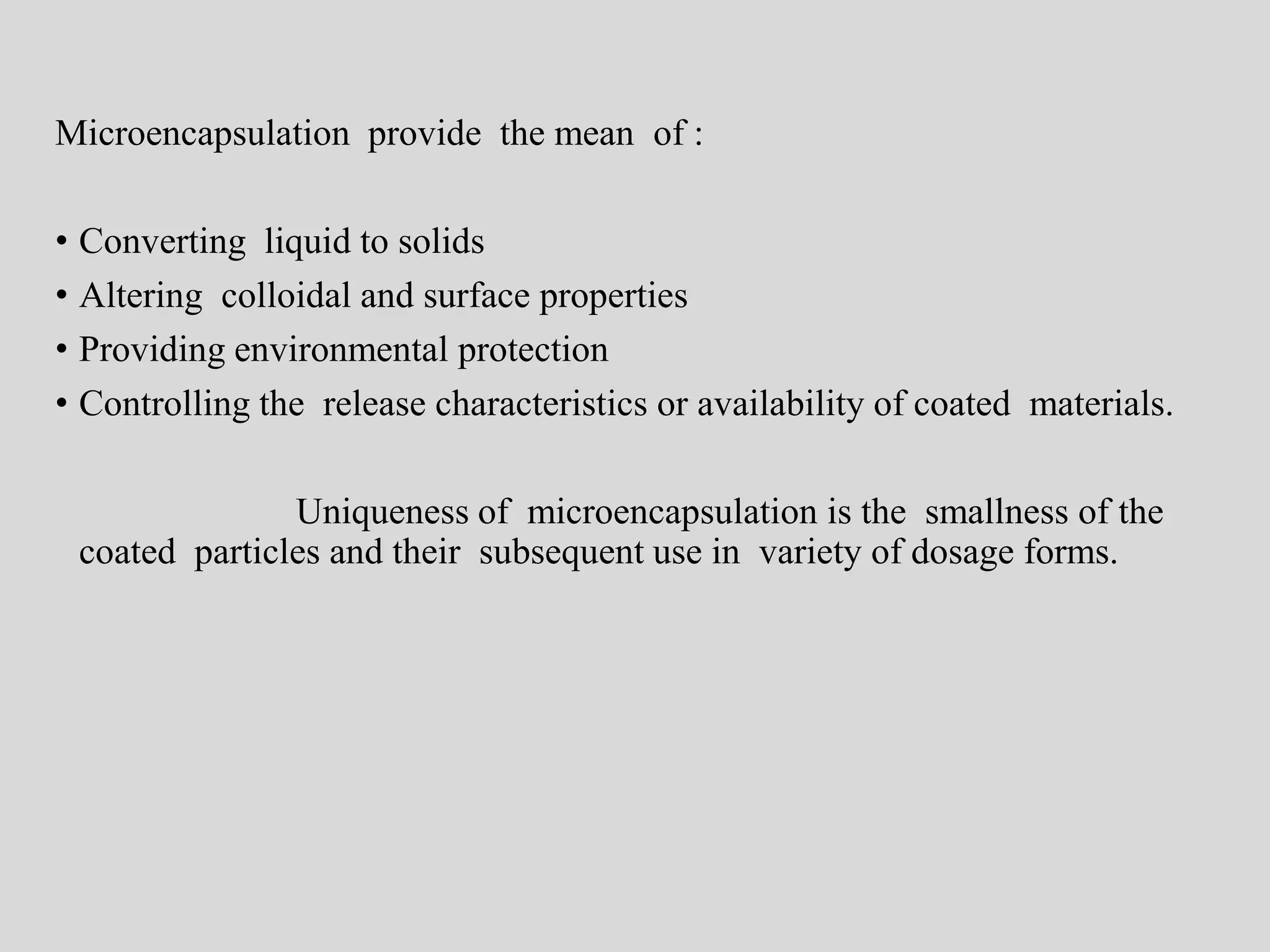 Microencapsulation | PPT