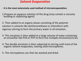 Microencapsulation | PPTX