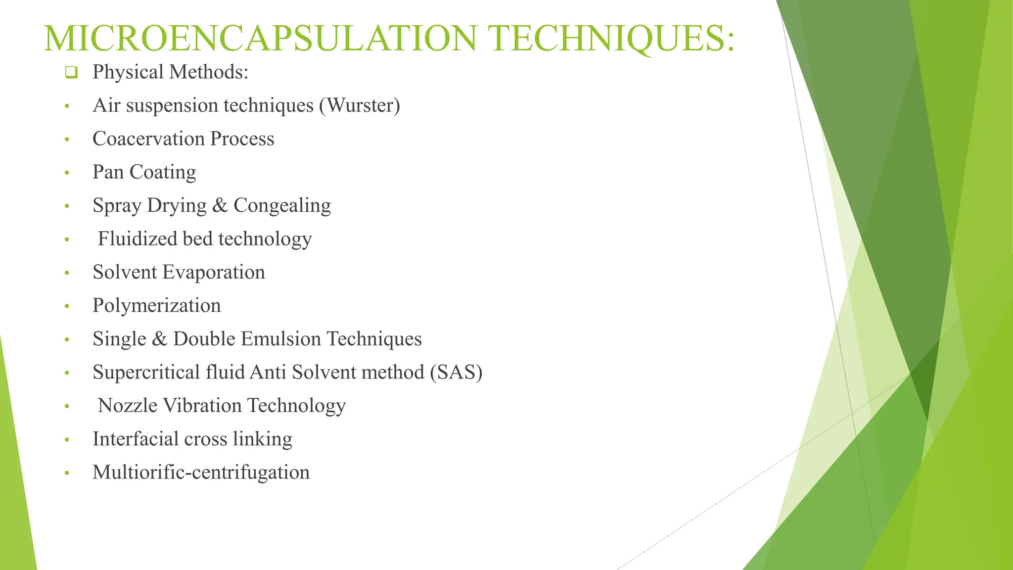 Microencapsulation Unit 2 Novel Drug Delivery System | PPTX