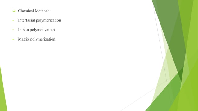 Microencapsulation Unit 2 Novel Drug Delivery System | PPTX | Physics ...