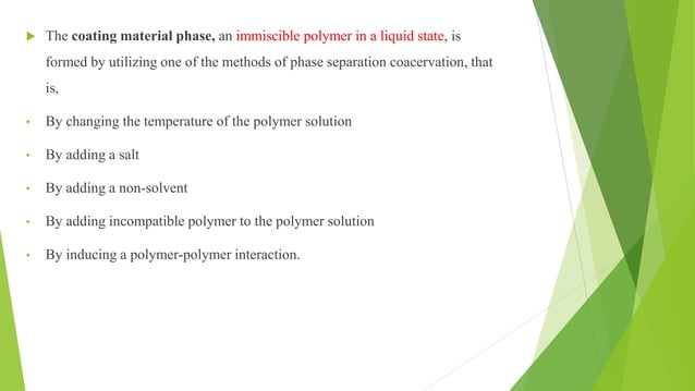 Microencapsulation Unit 2 Novel Drug Delivery System | PPTX | Physics ...
