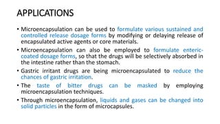 MICROENCAPSULATION (Definition, advantages and disadvantage ...
