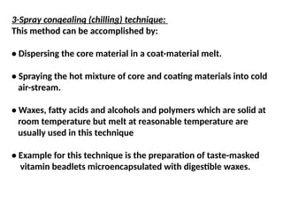 Microencapsulation.pptx pharmaceutical tech. | PPTX