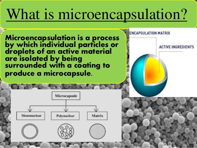 Microencapsulation