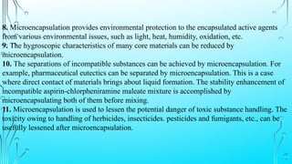 Microencapsulation of Drugs for Masking The taste. | PPT