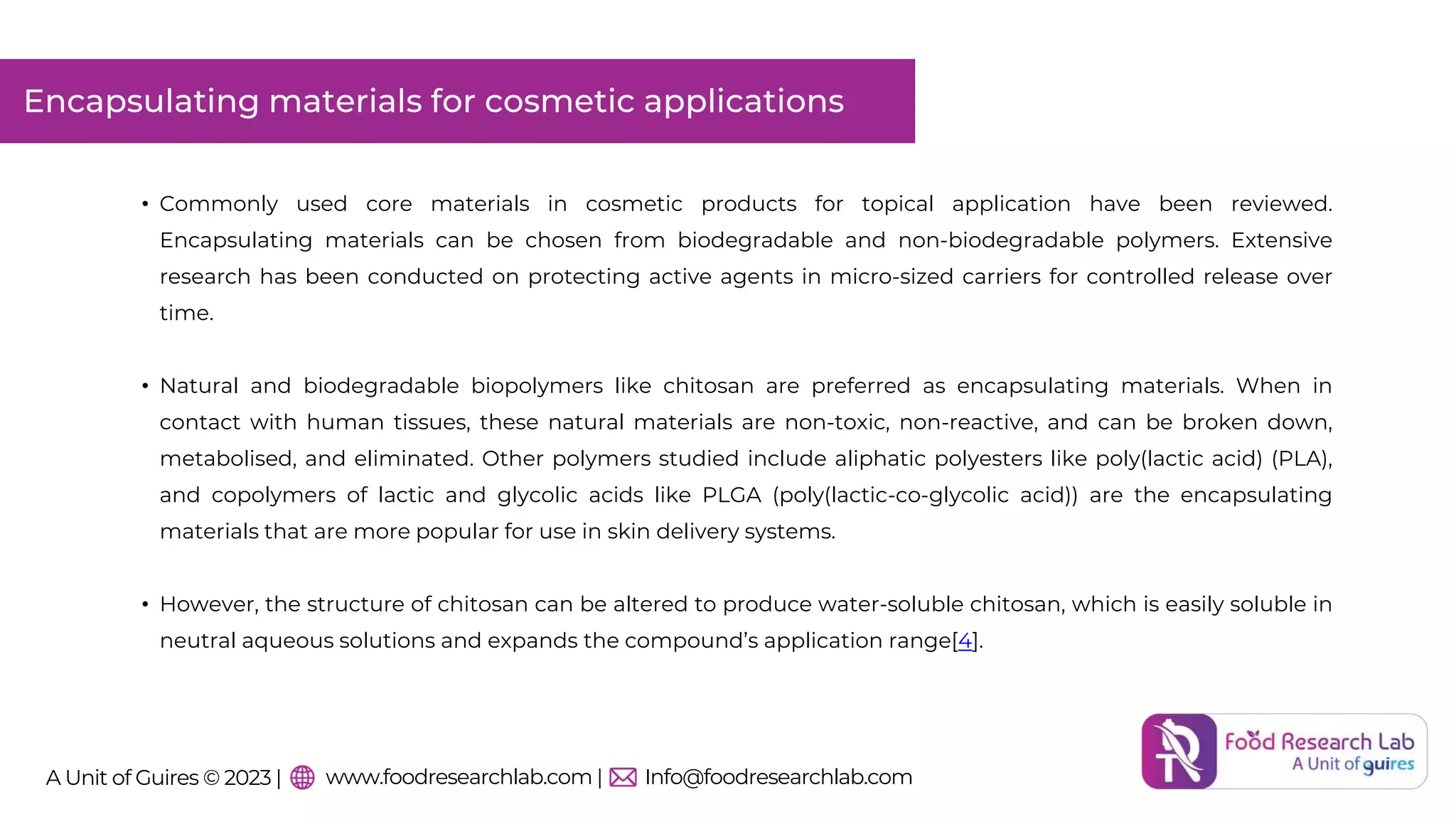 encapsulation material | PPTX