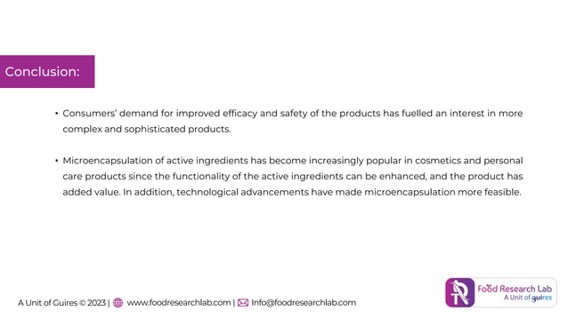 encapsulation material | PPT